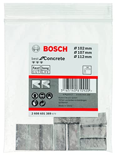 Bosch 2608601389 Segment for Diamond Drill Bit, Grey, 102/107/112 mm