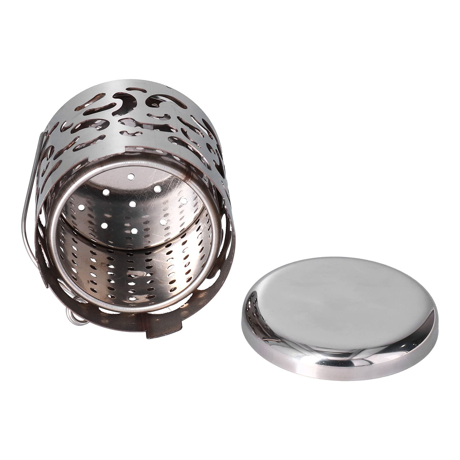Camping Heater, High Temperature Resistant Camping Heating Cover Portable Camping Heater Stove Mini Size for Hiking for Picnic for Outdoor