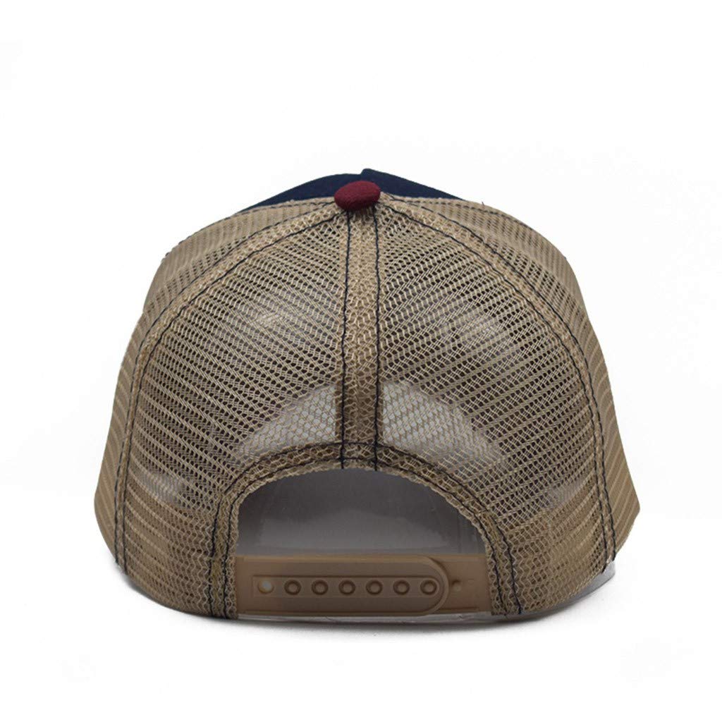 Casual Cap Baseball Adult Outdoors Sunshade Hop Cap Net Hip Baseball Caps Frame Hat Red