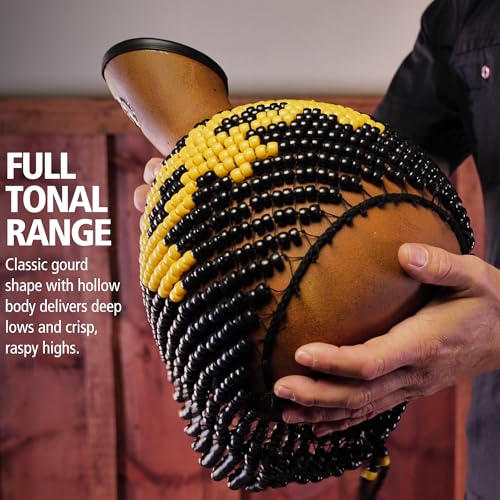 Meinl Percussion Shekere Gourd Instrument with Adjustable Beaded Net β NOT Made in China β Premium Fiberglass, 2-Year Warranty (SHR-BR)