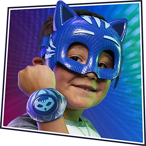 PJ Masks Catboy Power Pack Preschool Toy Set with 2 Action-Figures, Vehicle, Wristband, and-Costume-Mask, Kids 3+ Years