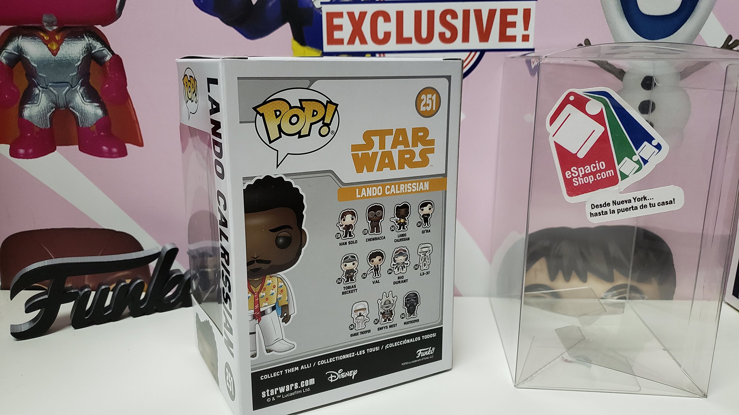 Solo A Star Wars Story Funko POP! Star Wars Lando Calrissian Exclusive Vinyl Bobble Head #251