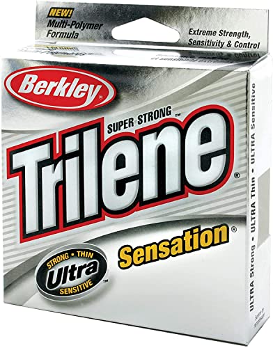 Berkley TrileneĀ® Sensation, Clear, 8lb | 3.6kg, Monofilament Fishing Line, Suitable for Freshwater Environments