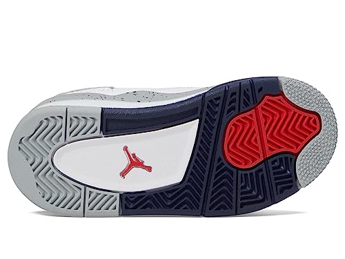 Jordan Air Jordan 4 Retro (Big Kid) White/Midnight Navy/Light Smoke Grey 6 Big Kid M