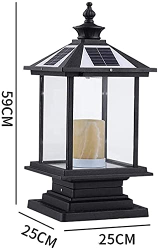 ZPTECH Outdoor wall light Outdoor Light Post Lamp Solar Lamp Column Lights Super Bright Patio Lights Aluminum Pole Light Home Outdoor Villa Waterproof Simple Garden Lights Wall Light Path Light Hangin