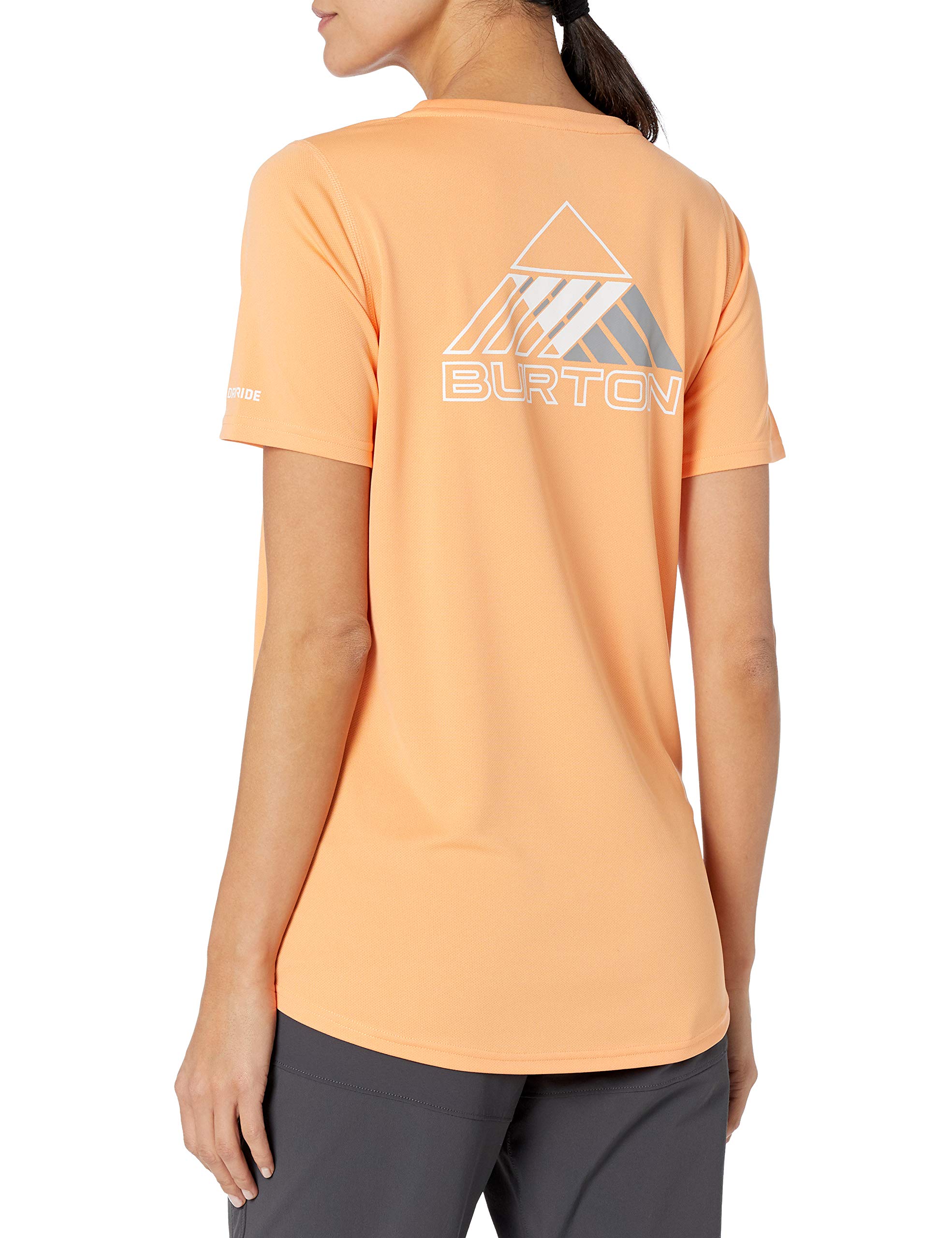 Burton Womens Multipath Short Sleeve Tee, Papaya, Medium