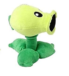 Plants Plush vs Blue Pea Plush Figure Toys, Shooter Plush Birthday, Hallowen Zombies Pea Decor Plush Valentinas, Christmas, Super Gift (Green Peashooter)