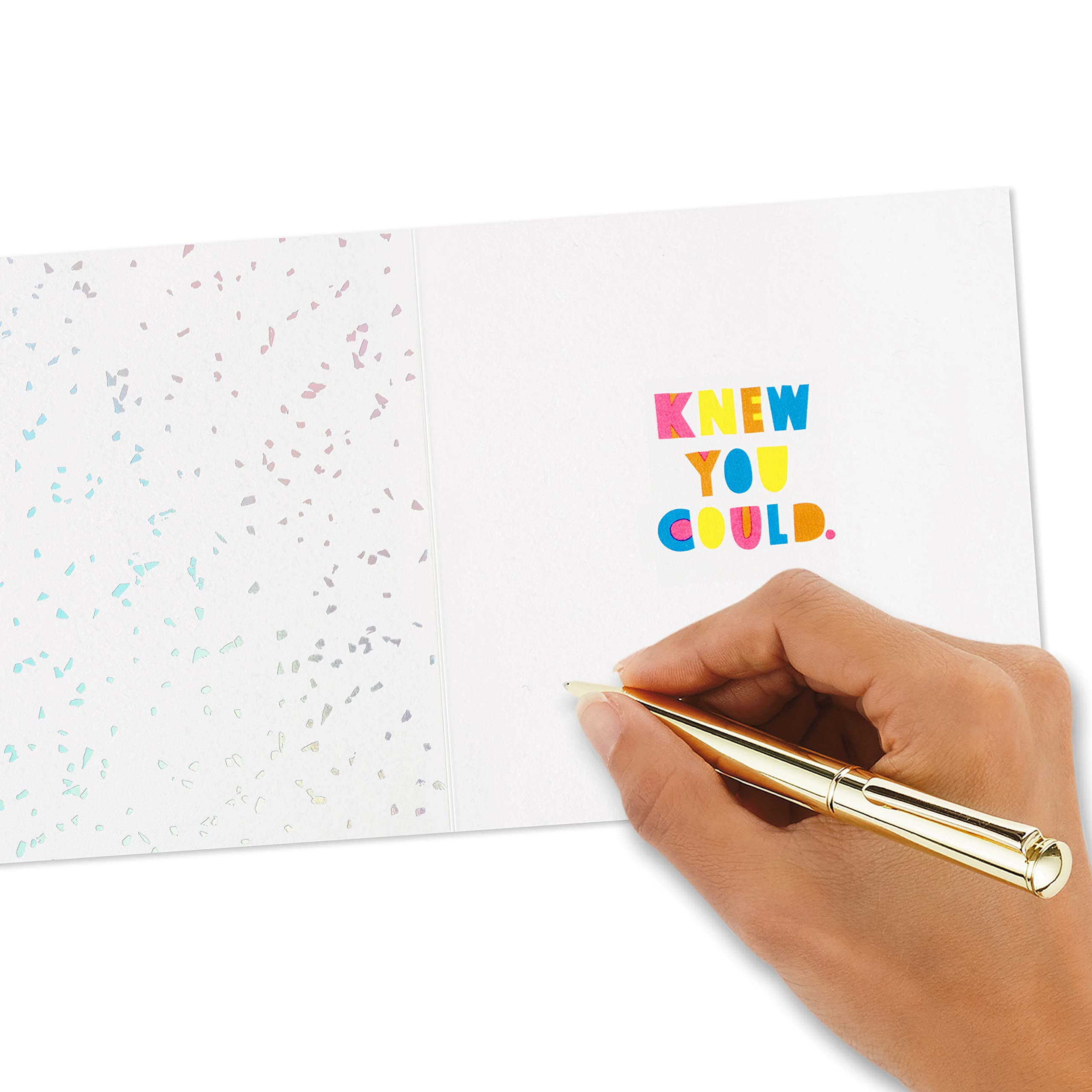 Hallmark Signature Congratulations Card or Graduation Card (You Did It)