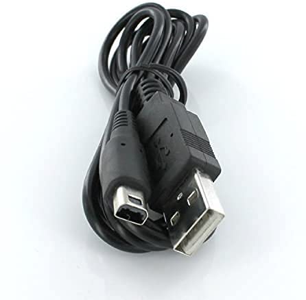 OLKIEQZ 3DS USB Charger Cable, Power Charging Lead Compatible for Nintendo New 3DS XL/New 3DS/ 3DS XL/ 3DS/ New 2DS XL/New 2DS/ 2DS XL/ 2DS/ DSi/DSi XL(4FT Black