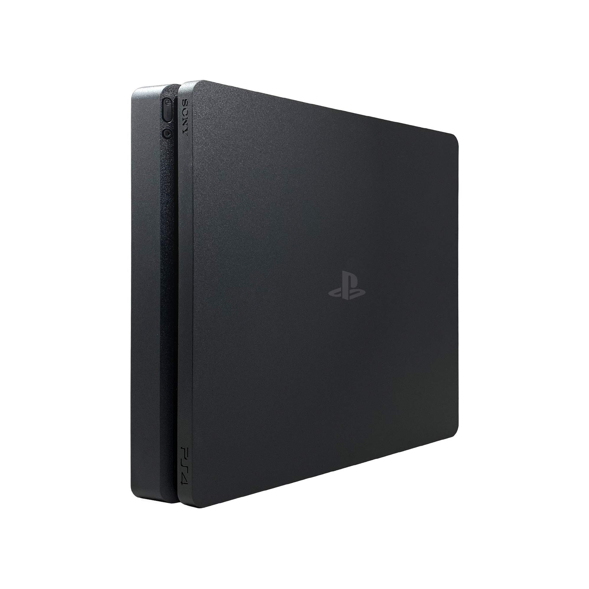 Sony Playstation 4 Slim Gaming Console with DualShock 4 Wireless Controller, 1TB Solid State Drive, Black [Video Game] (Renewed)