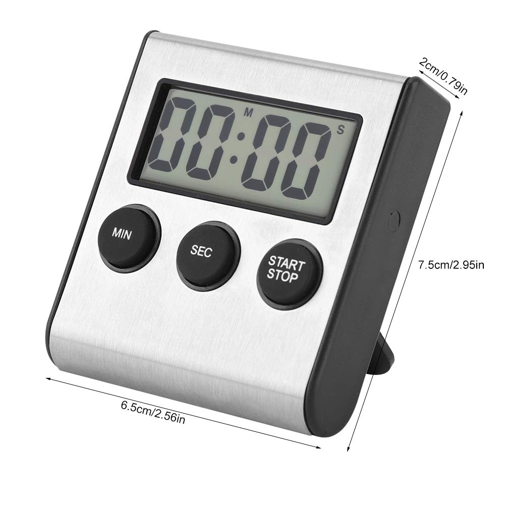 Digital Timer Indoor Countertop Wall Alarm Clock Timer Digital Kitchen Timer Desktop Wall Mounted Timer Alarm Clock with Alarm Big Digit
