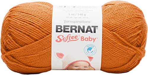 Bernat Softee Baby Yarn, 5 oz, Pumpkin, 1 Ball