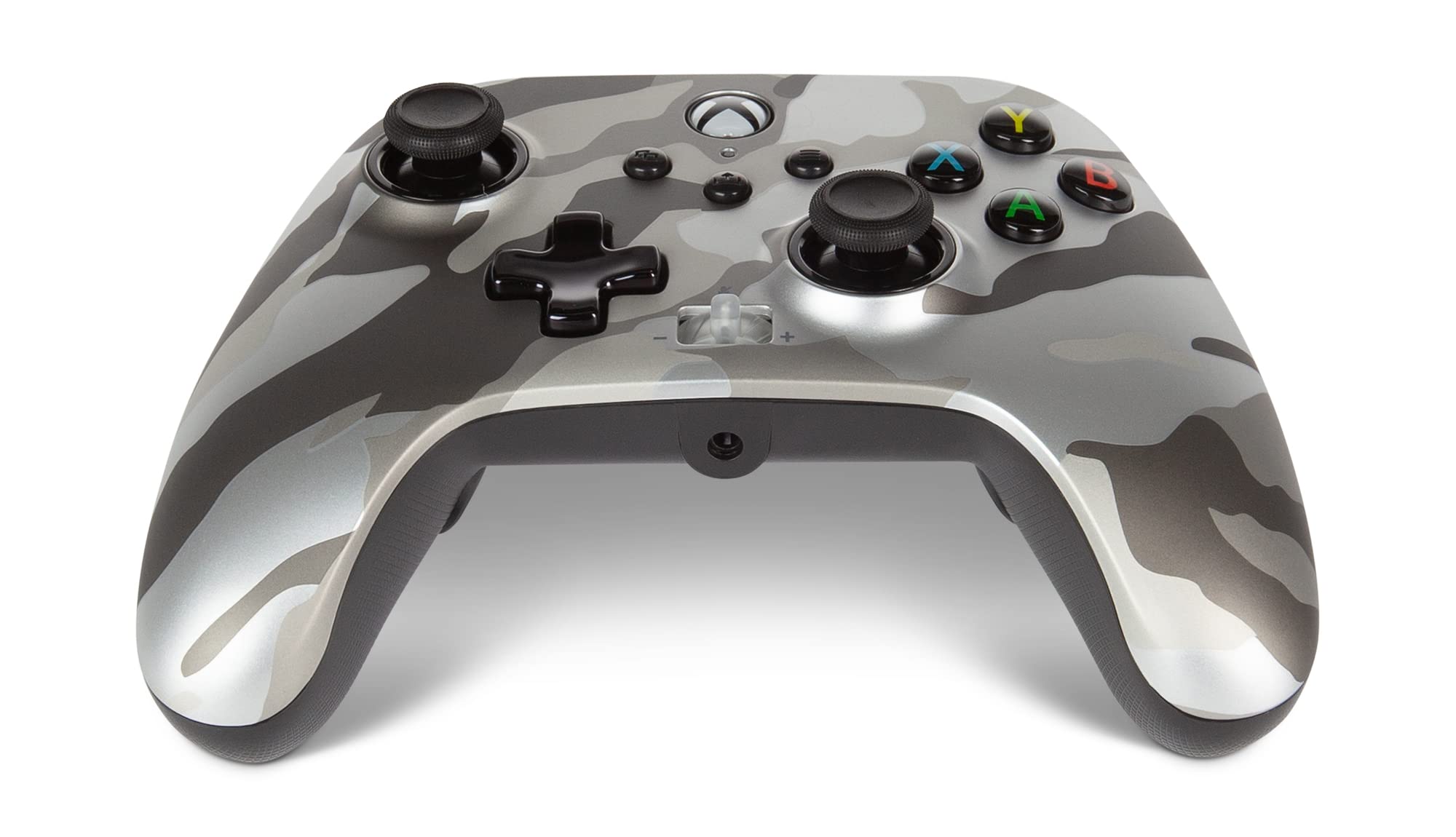 PowerA Enhanced Wired Controller for Xbox Series X|S - Metallic Arctic Camo, gamepad, wired video game controller, gaming controller, Xbox Series X|S