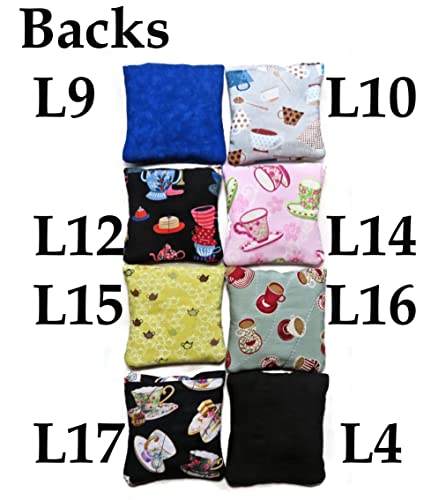 Large Teabag Shaped Tea Bag Wallet, Quilted, Handcrafted, Nothing Falls Out, Secure Hold, Tea, Your Choice of Tea Cups or Tea Pots