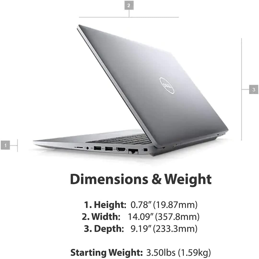 Dell Latitude 5000 Series 5520 Business Laptop, 15.6" FHD Touchscreen, Intel Core i5-1145G7 vPro, 32GB RAM, 1TB SSD, IR Camera, NFC, Backlit Keyboard, Wi-Fi 6, Windows 11 Pro