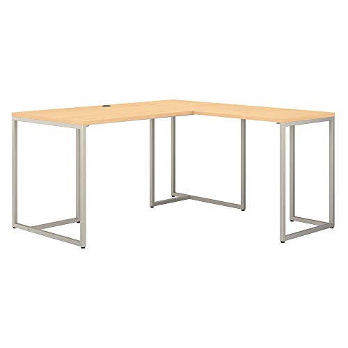 Bush Business Furniture Method L Shaped Desk with 30W Return, 60W, Natural Maple