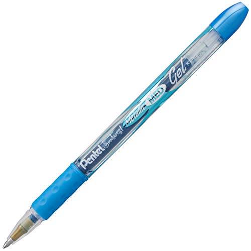 Pentel Sunburst Metallic Gel Pen, Medium Line, Permanent, Assorted Ink, 5 Pack (K908MBP5M)