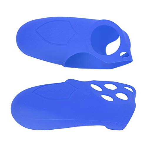 Shipenophy Protection Cover Soft Material Silicone Professional Manufacturing Delicate Designed Gamepad 1 Pair Split Scratchproof for PS4(sea Blue)