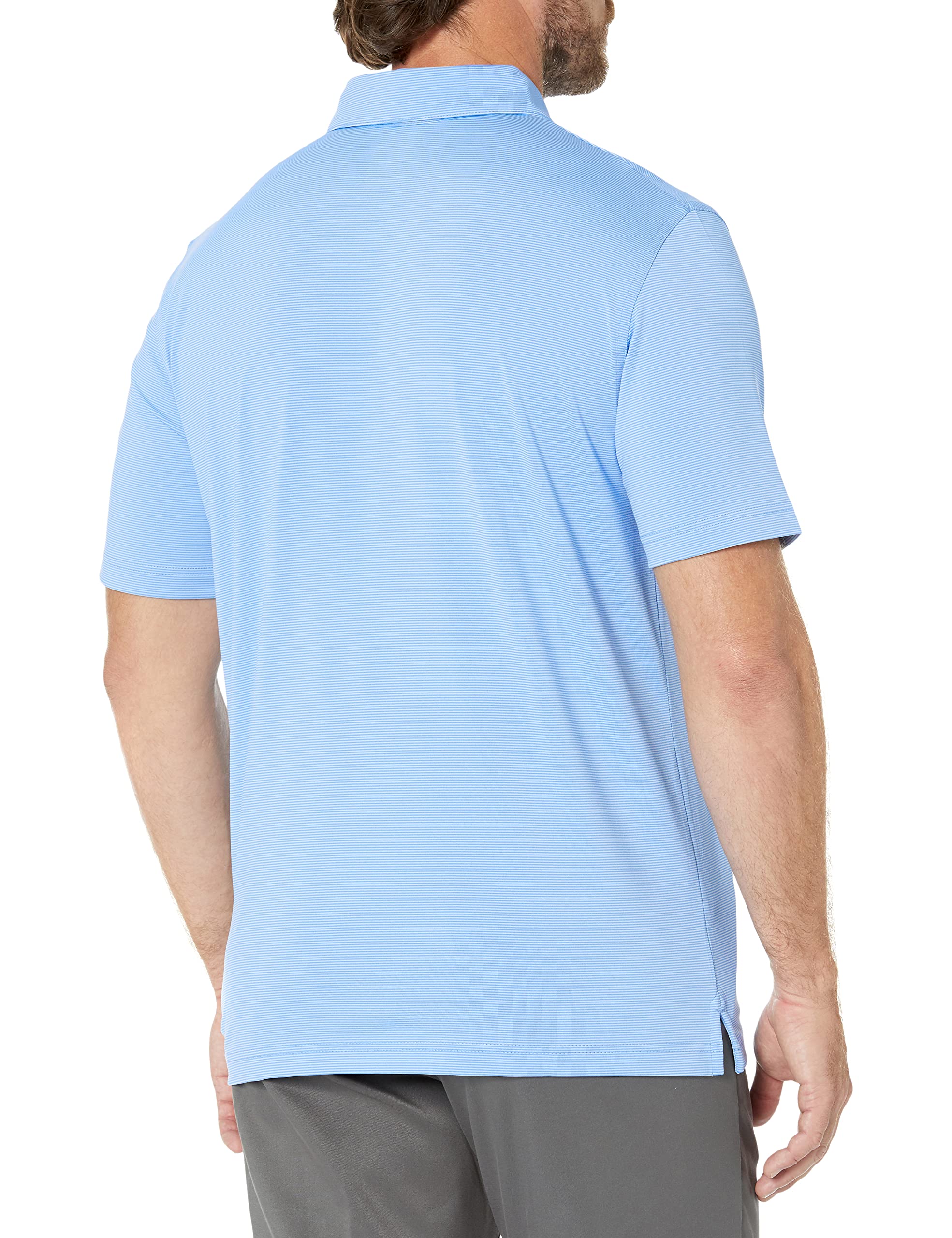 Callaway Men's Pro Spin Fine Line Short Sleeve Golf Shirt (Size X-Small-4X Big & Tall), Marina, Large