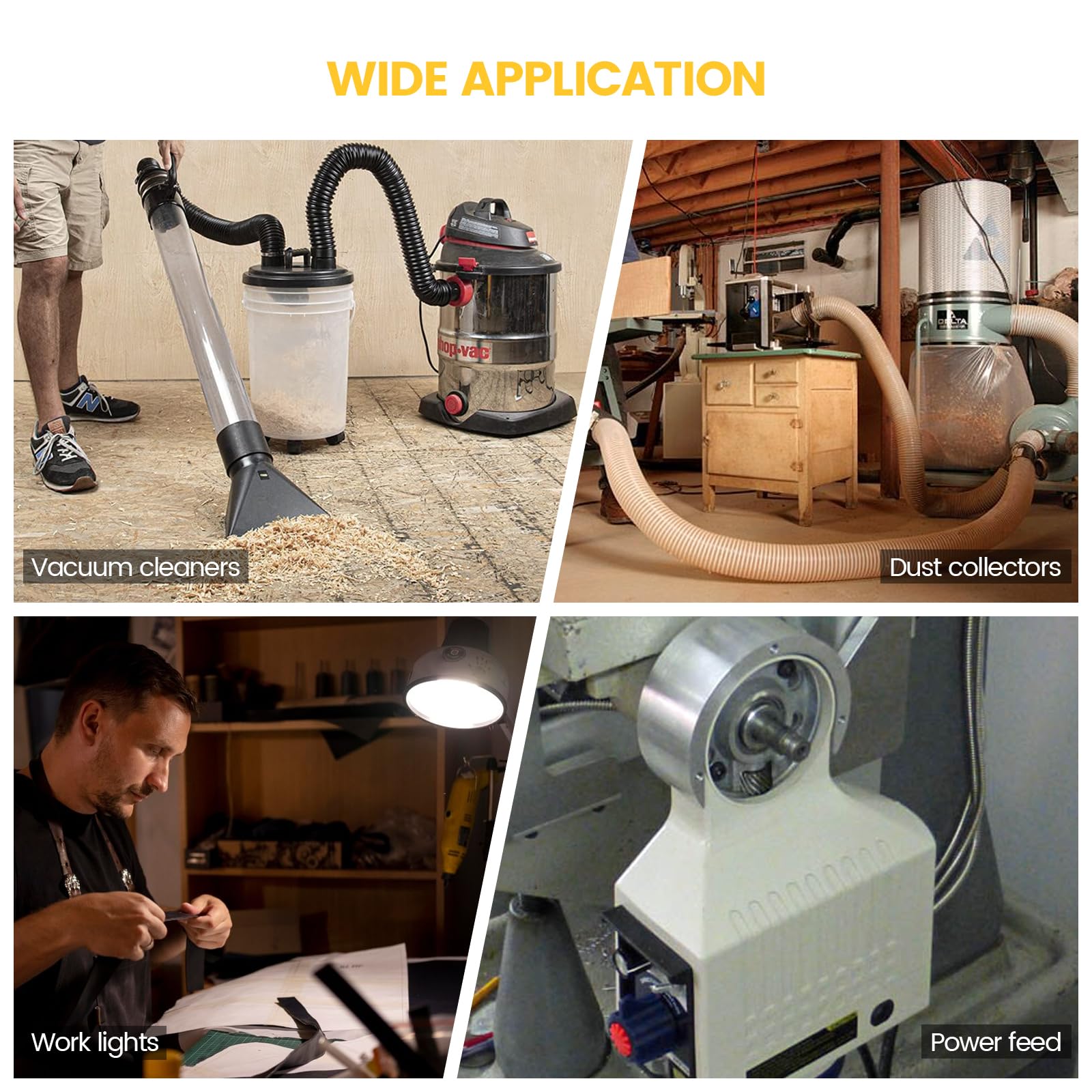 Dust Collector Remote Switch, Ortis 120V Wireless Remote Switch for Dust Collector, 328FT Wireless Range (Battery Included), Heavy Duty Design, Save Your Time and Energy, Enhance Your Work Safety