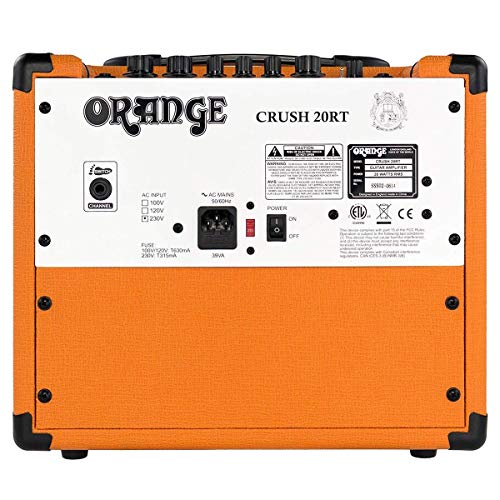 Crush 20RT 20W 8" 2-Channel Guitar Amplifier and Speaker Combo, Orange (Open Box)