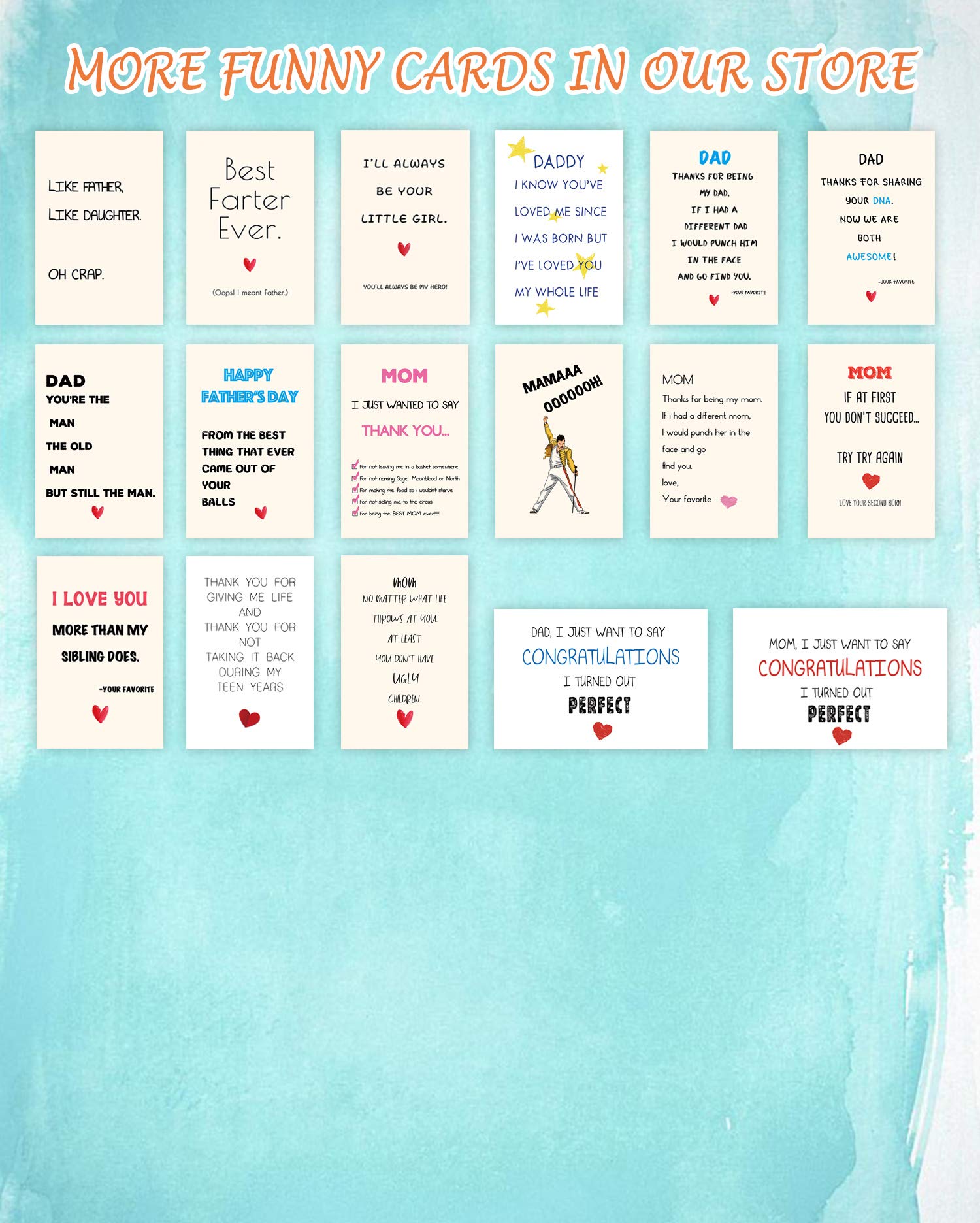 Funny Father's Day Card, Humorous Birthday Card for Dad, Funny Card for Dad, Joke Card for Dad