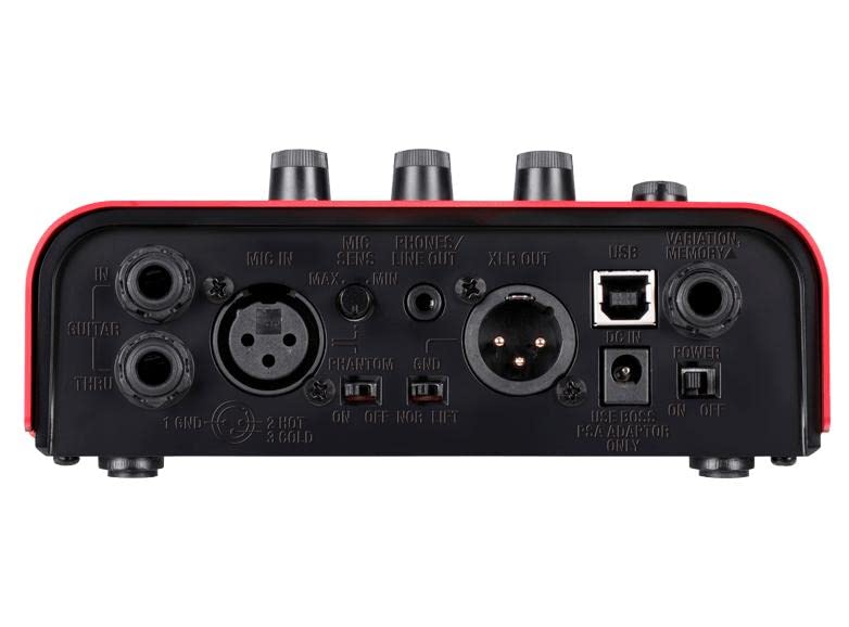 BOSS VE-2 Vocal Echo Pedal for Singing Guitarists | Real-Time Vocal Harmonies and Effects | Create Harmonies with Manual Key Selection | Connect Guitar for Auto Harmony Function | 24 Harmony Types