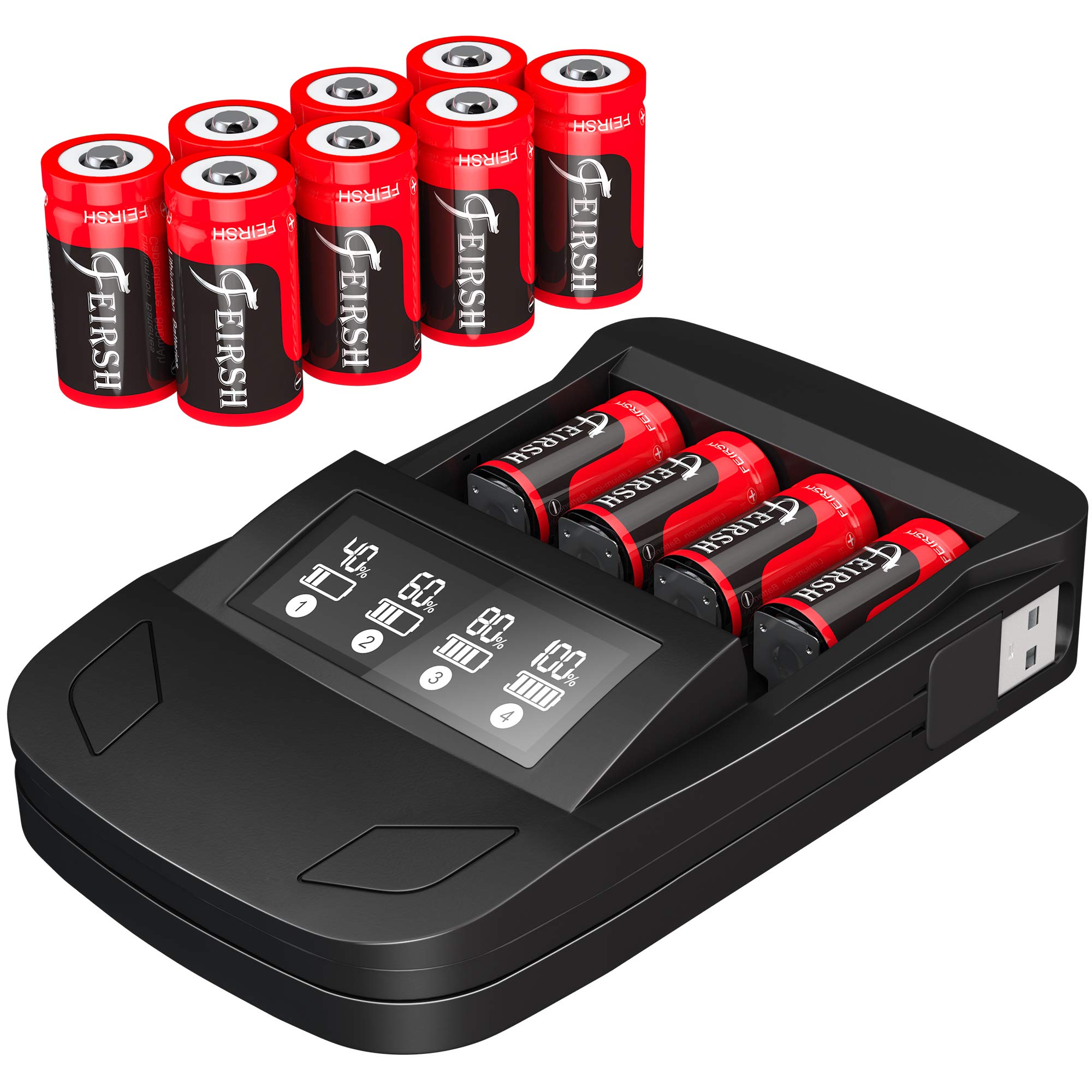 Charging Grip, 3.7V 1200mAh Switch Battery Pack Compatible with Nintendo Switch & OLED Model, Switch Controller Charger W/Indicator and Type C Charging Cable(2 Packs Battery)
