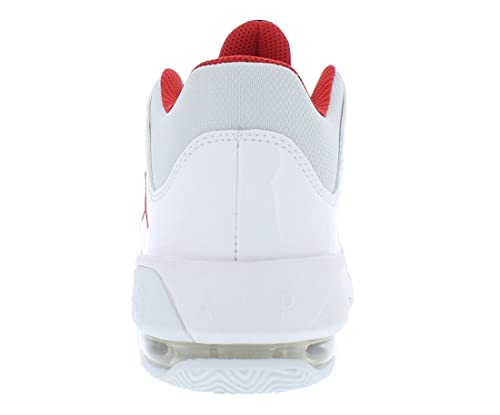 Jordan Boy's Jordan Max Aura 3 (Big Kid) White/University Red/Pure Platinum/Black 7 Big Kid M