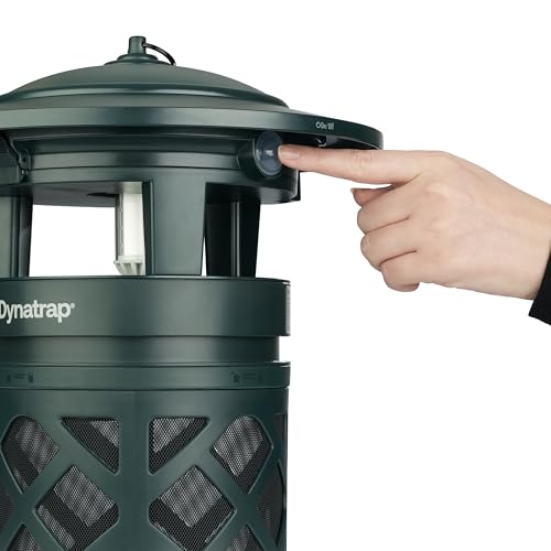 DynaTrap DT2030-GRSR 1 Acre Mosquito & Flying Insect Outdoor Trap and Killer β Kills Mosquitoes, Flies, Wasps, Gnats, & Other Flying Insects - Bug Zapper Alternative β Green
