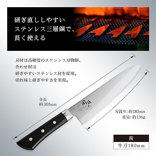 貝印(Kai Corporation) AE290 Knife, 180mm