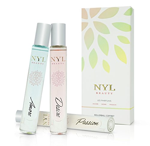 NYL Beauty fragrances for Women eau de perfum Rollerball Coffret Gift Set 0.24 oz/each