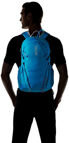 CamelBak Cloud Walker 18 Crux Reservoir Hydration Pack, Grecian Blue/Pumpkin, 2.5 L/85 oz