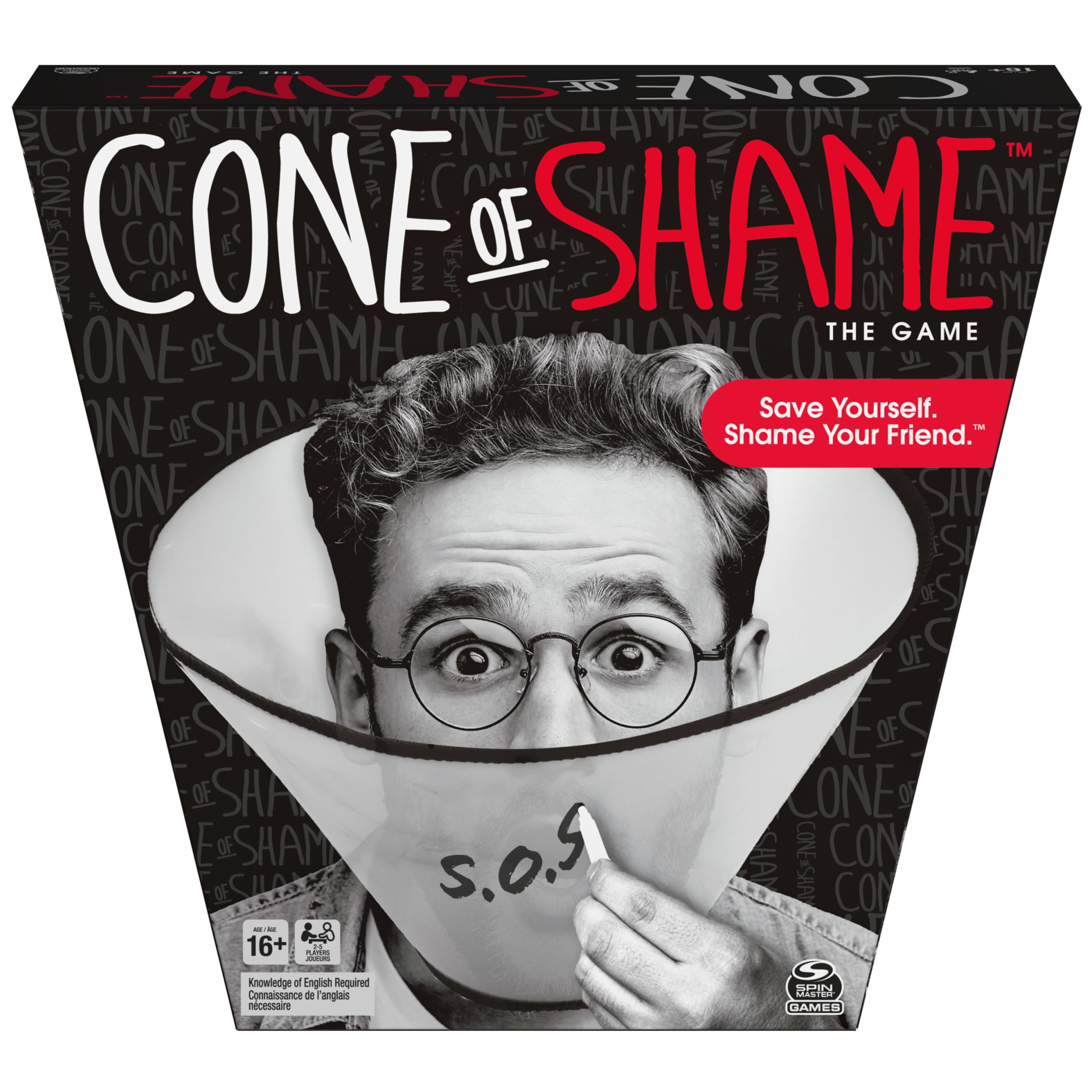 Spin Master Cone of Shame, Guessing Party Game, for Adults and Teens Ages 16 and up