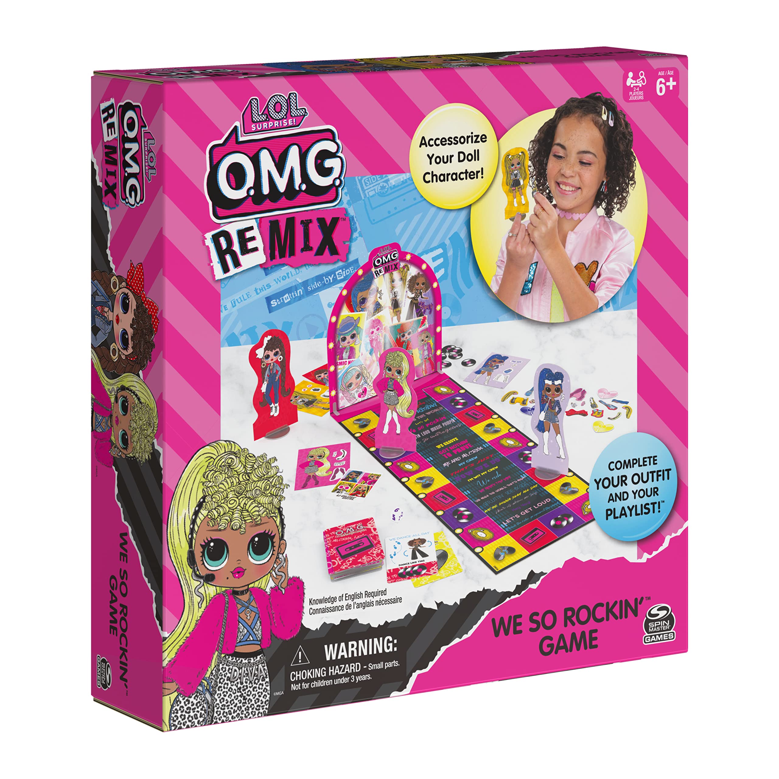 Spin Master L.O.L. Surprise! OMG Remix Game for Families, Teens, and Kids Ages 6 &up