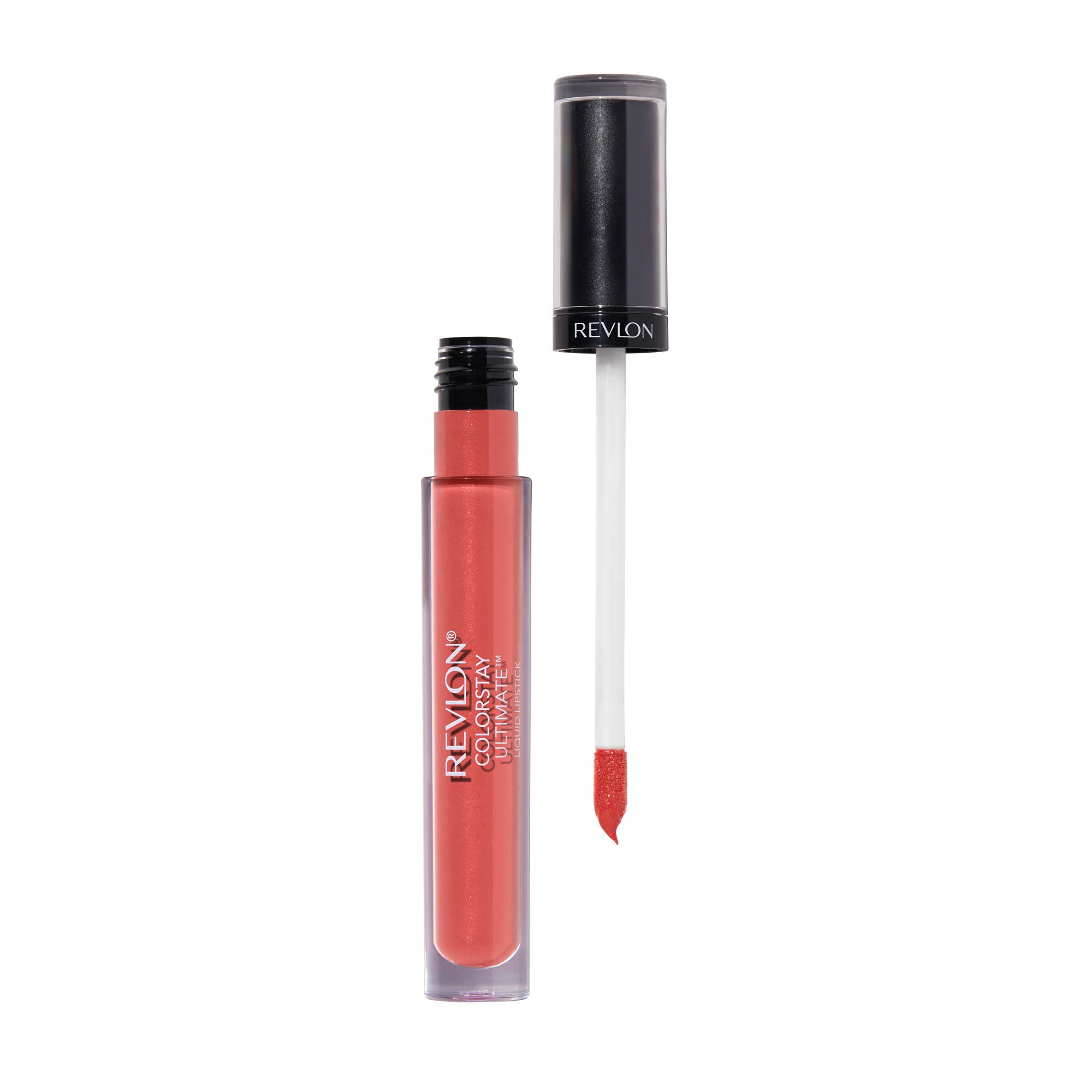 REVLON Liquid Lipstick, Face Makeup, ColorStay Ultimate, Longwear Rich Lip Colors, Satin Finish, 060 Stellar Sunrise, 0.07 Oz