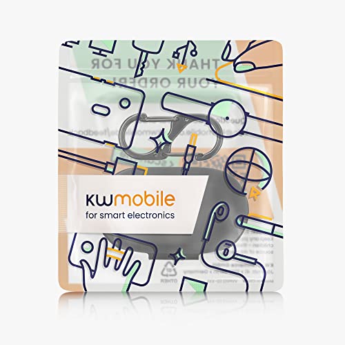 kwmobile Case Compatible with Jabra Elite 7 Pro/Elite 7 Active Case - Silicone Cover Holder for Earbuds - Black