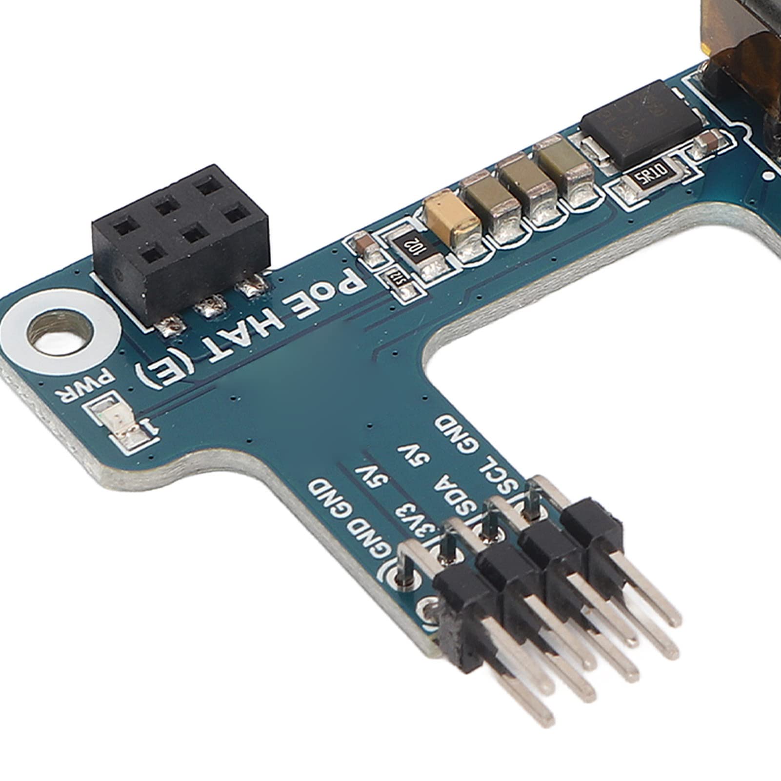 Expansion Board, IEEE 802.3af Compliant POE Mini Expansion Board Power Over Ethernet Practical PCB Material Lightweight 5V 2.5A DC for Office