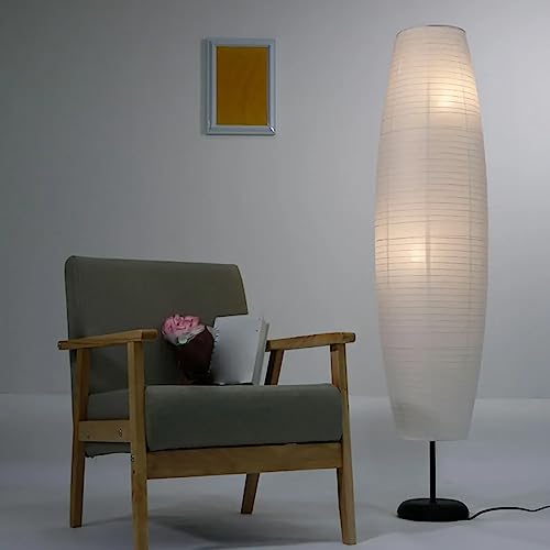 European Style Vertical Lampshade Floor Lamp Living Room Bedroom Creative Cross-border Warm LED Lighting Decoration
