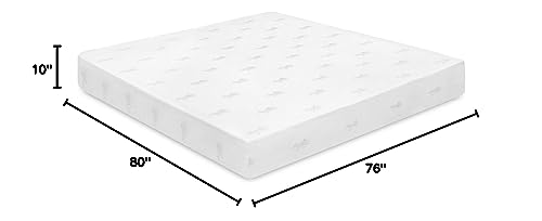 Furinno Angeland Mattress, 10-Inch, White