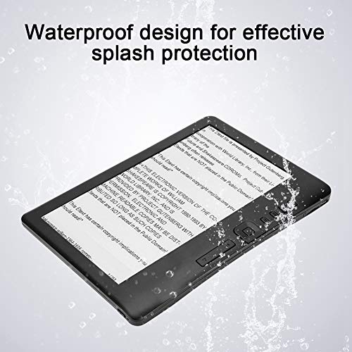 Hoseten e-Book Reader, Waterproof 7 Inch 480P Electronic Book Brightness Adjustable for Win 7/10 for XP for Vista(8G Memory)