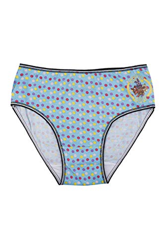 Intimo Girls' Big Five Nights at Freddy's Underwear 7 Pack, Multi, 12