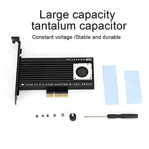 Expansion Card, Stable and Durable Good Heat Dissipation M.2 for NVME SSD Converter SSD Converter Adapter for Solid State Drive Transfer