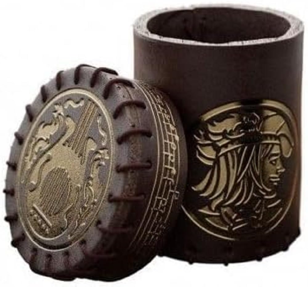 Q WORKSHOP 197499 Cwda102 Leather Cup Nuts The Witcher Dandelion Pegasus Friend, Multi-Coloured