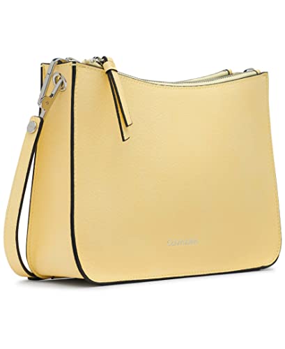 Calvin Klein Reyna Novelty Messenger Crossbody, Lemon