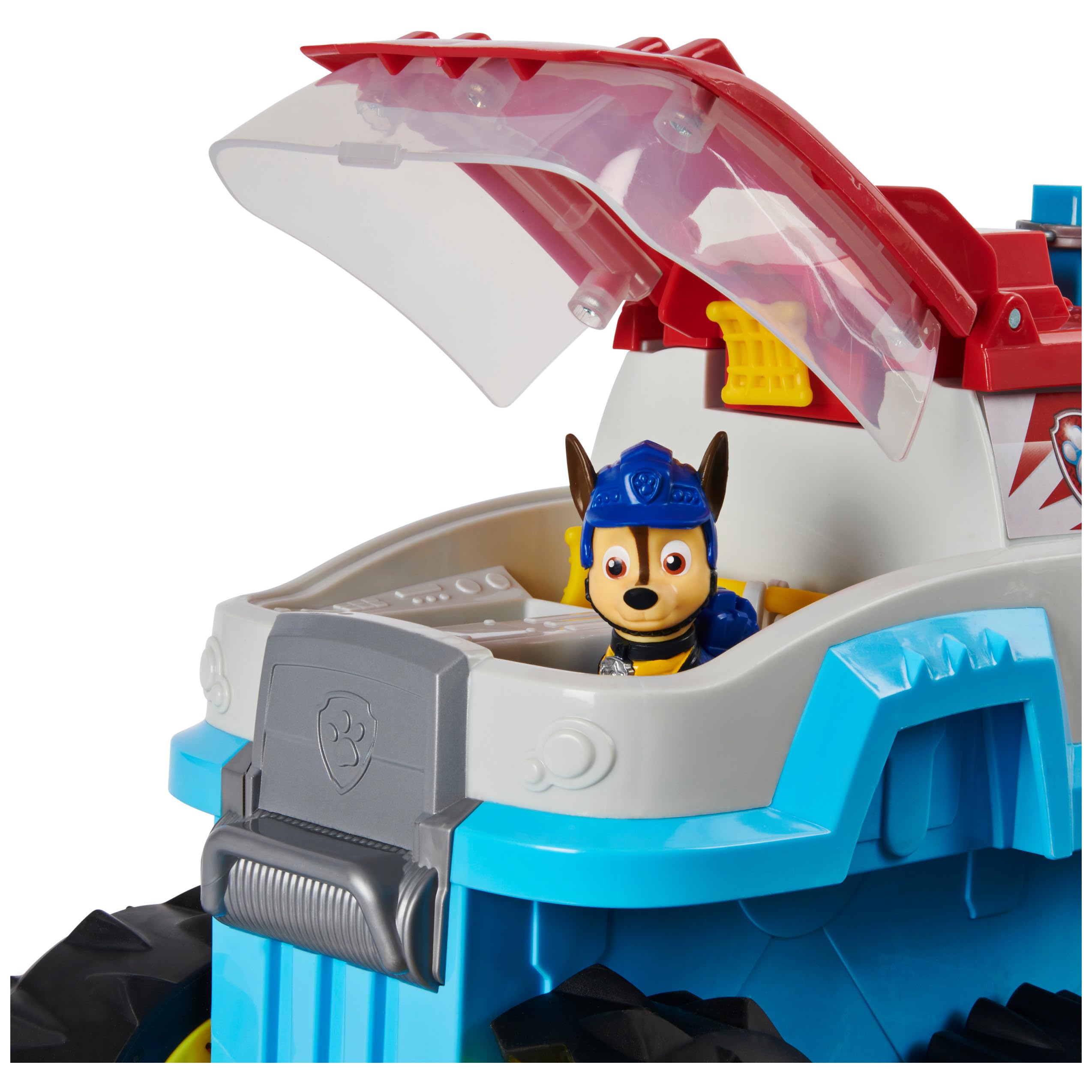 Paw Patrol, Dino Patroller Motorized Vehicle with 3 Exclusive Bonus Action Figures and 2 Dinosaur Toys (Amazon Exclusive), Kids Toys for Ages 3 and up