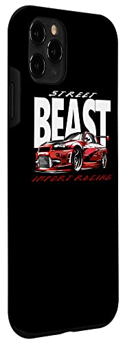 iPhone 11 Pro Import Street Racer, Japanese Racing Car, Tuner Car Themed Case