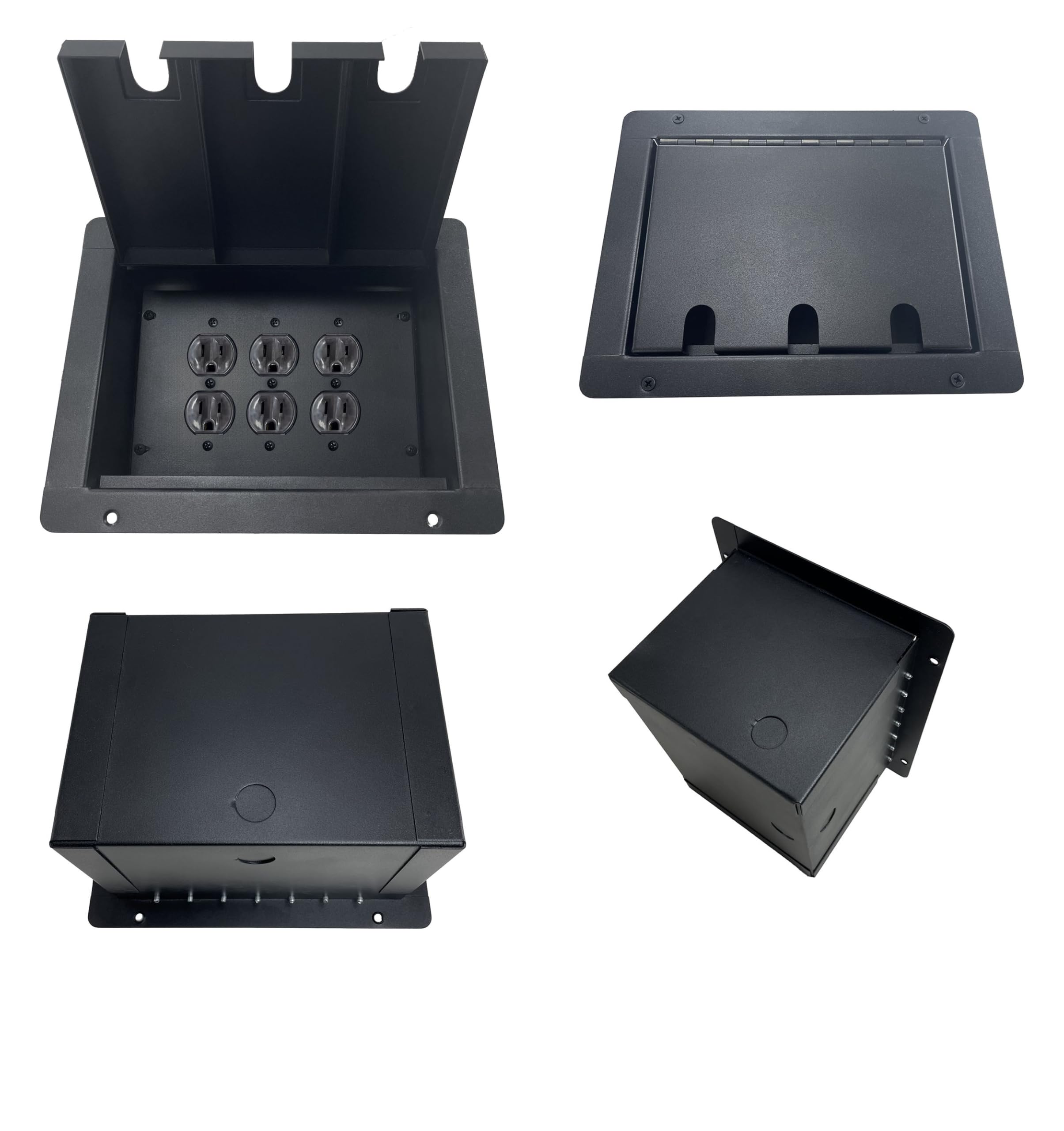 ProCraft ProAudio Recessed Pocket Floor Box 3 AC Duplex