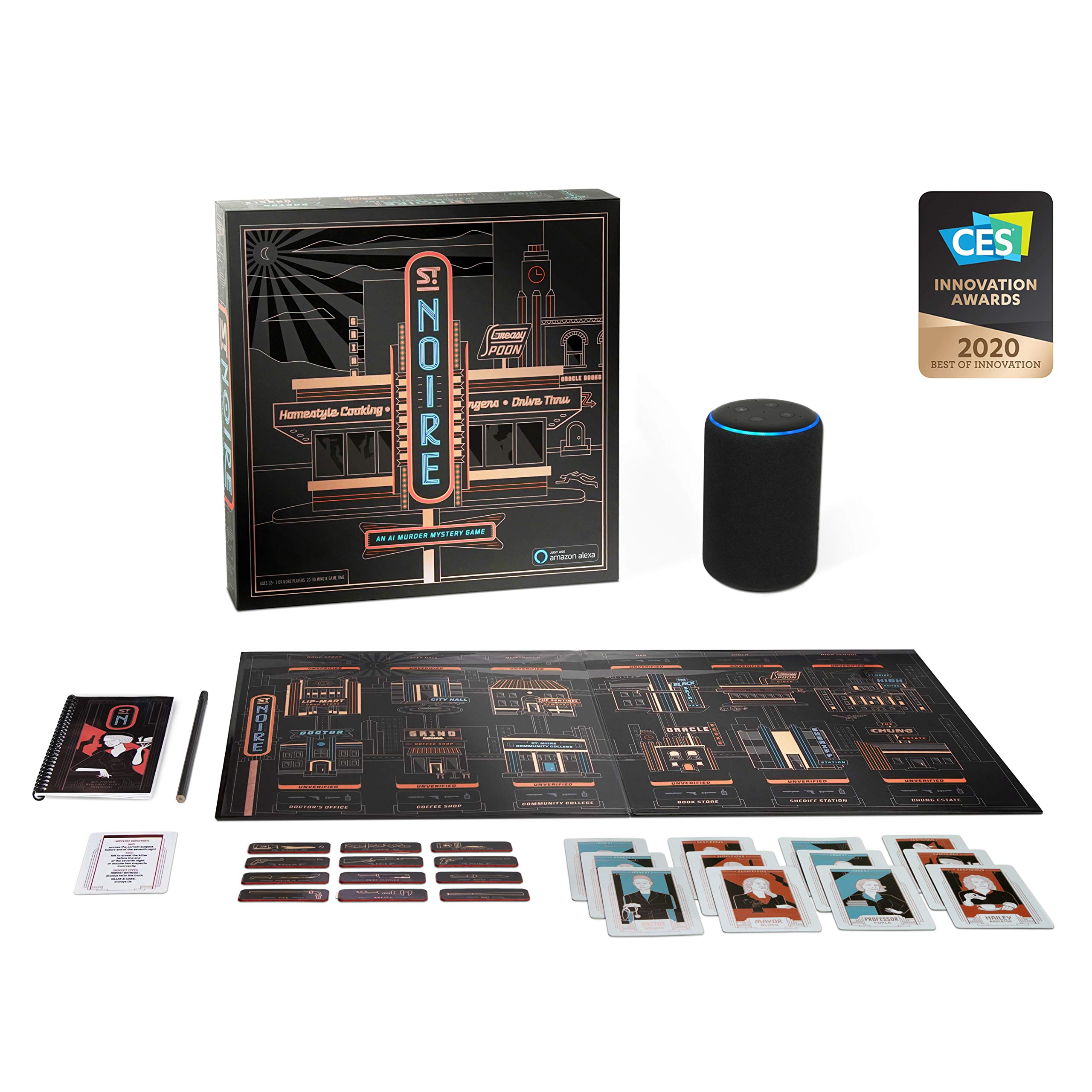 St. Noire - an Alexa Hosted Cinematic Board Game for Adults & Teens (Amazon Exclusive)