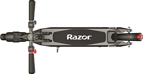 Razor E Prime III Electric Scooter - 18 mph, 15 Mile Range, 8" Pneumatic Front Tire, Foldable, Portable and Extremely Lightweight, Rear Wheel Drive, for Travel and Commuting